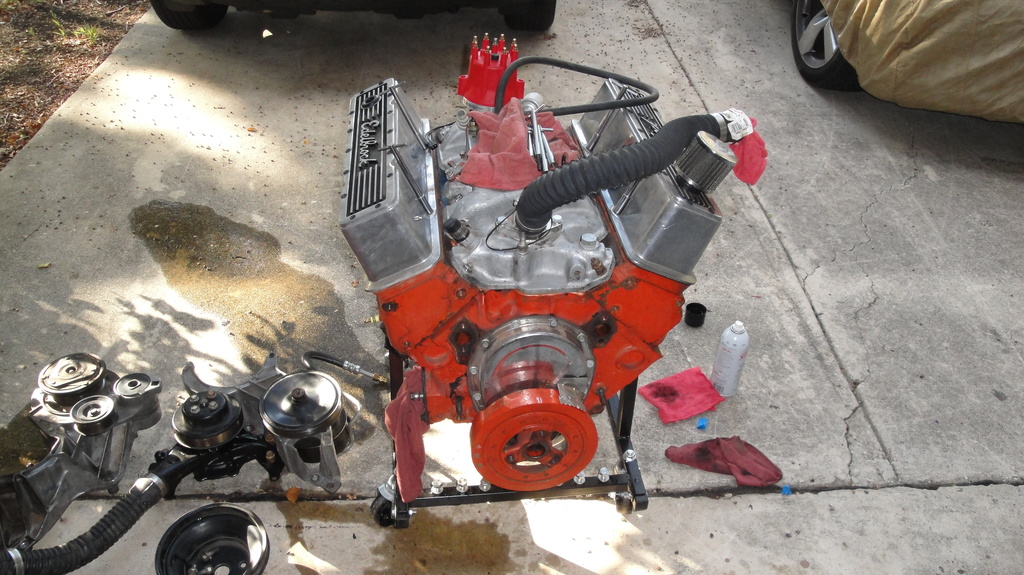 Picked up a 406 SBC and a TH350 race prepped trans – Bartonek Drag Racing