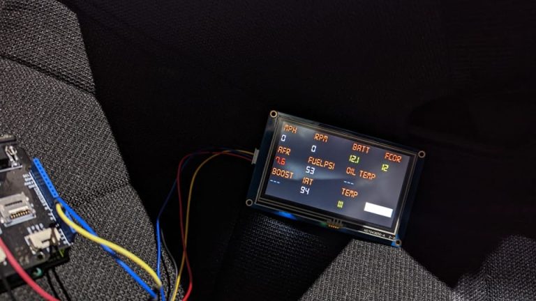 Arduino based Megasquirt EFI dash progress – Bartonek Drag Racing